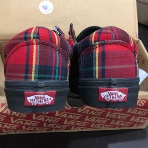 Vans | Shoes | Vans Old Skool Plaid Mix Red | Poshmark